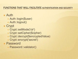 Security in laravel | PPT