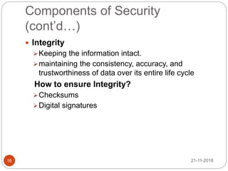 Security in Mobile Computing | PPT