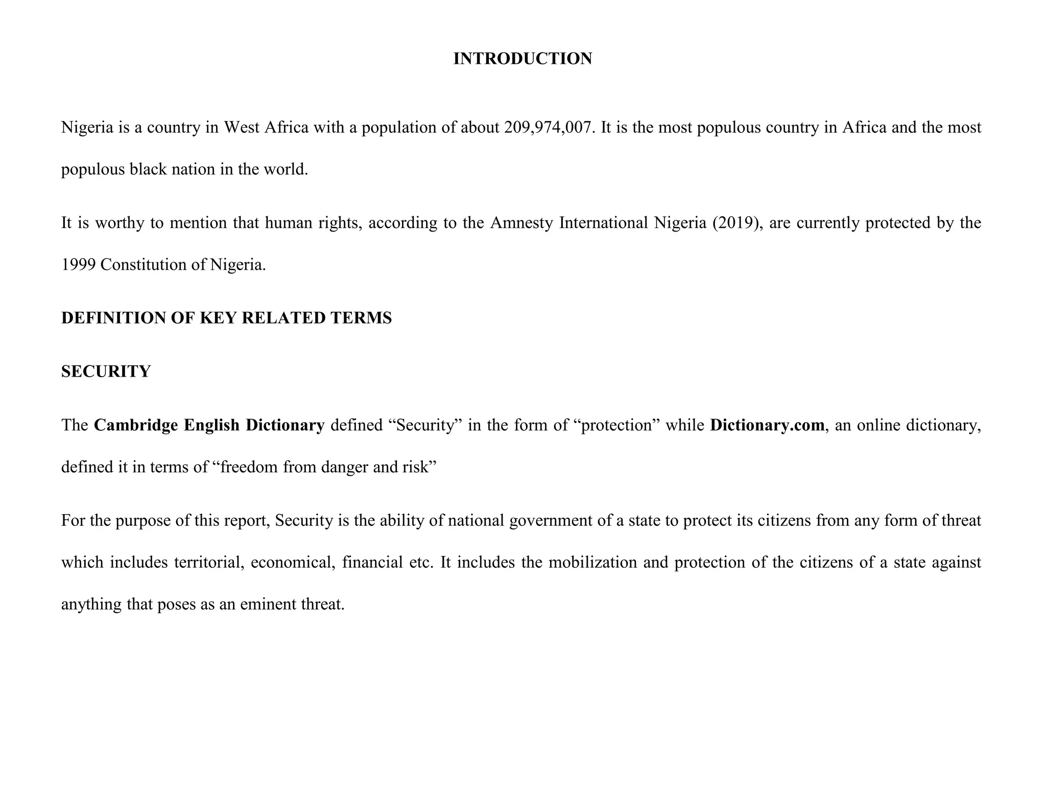 SECURITY IN NIGERIA AND ITS INFRINGEMENT ON HUMAN RIGHTS.ppt