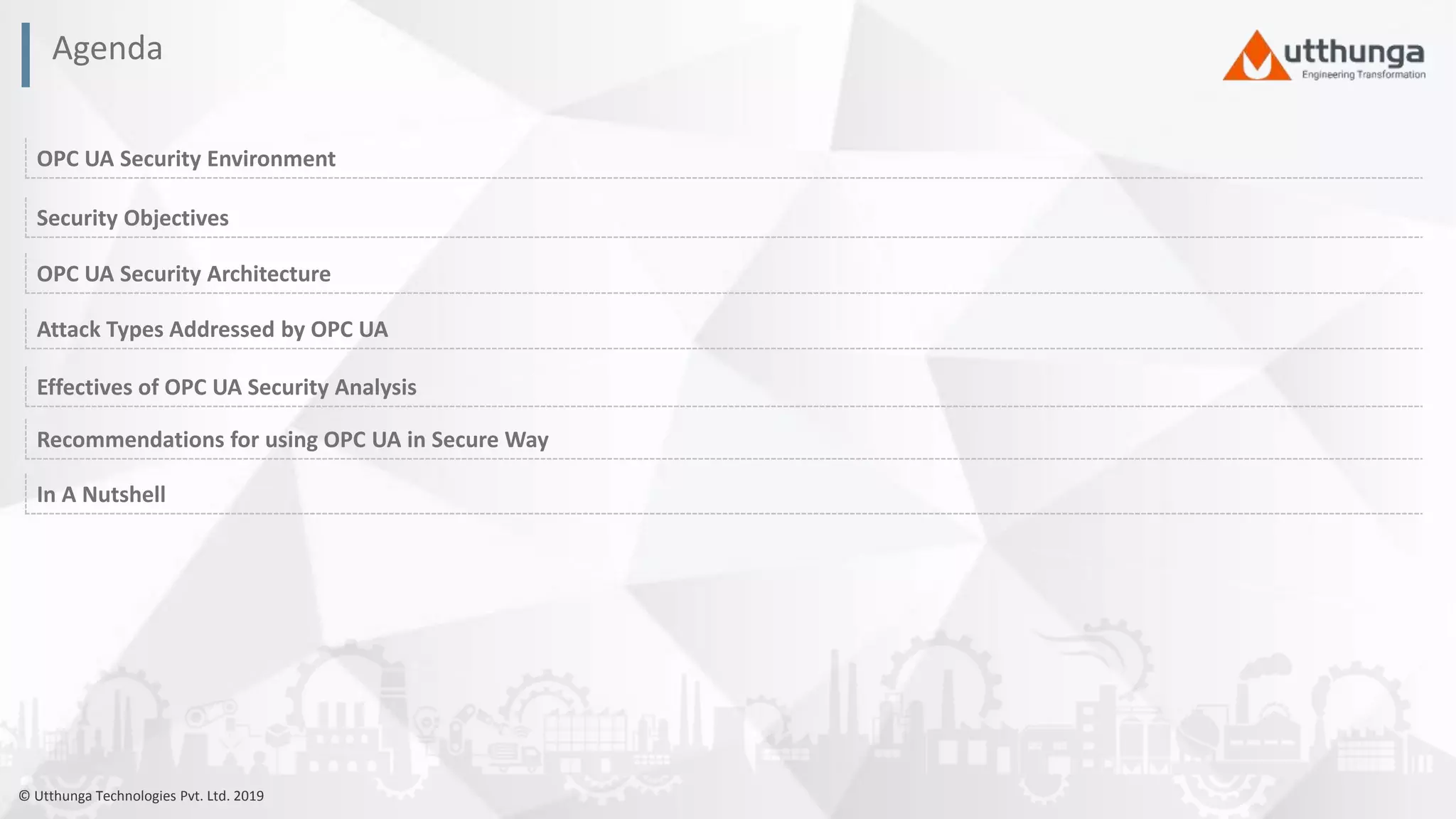 Security in OPC UA ppt | PPTX