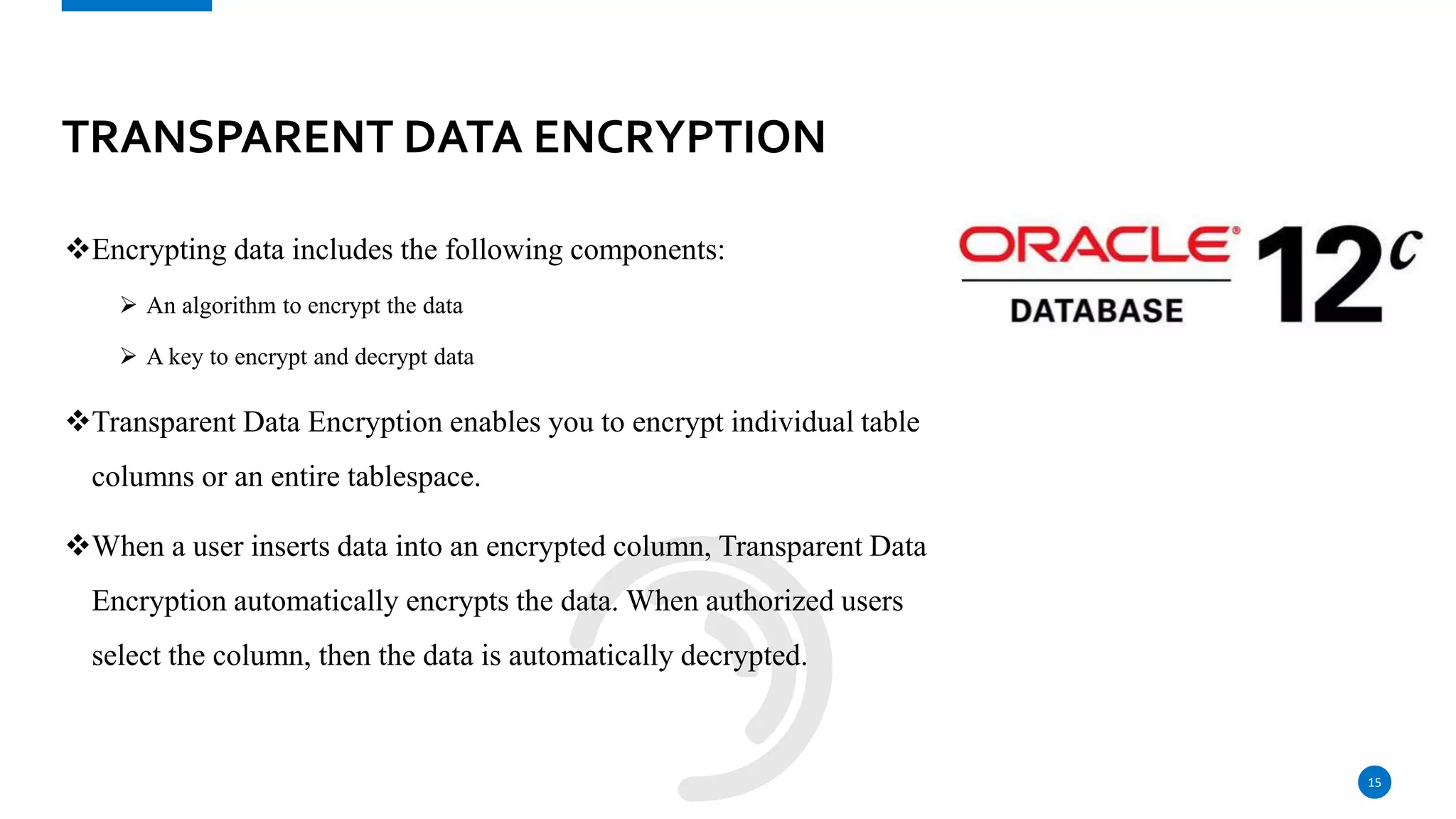 Security in Oracle Database | PPTX