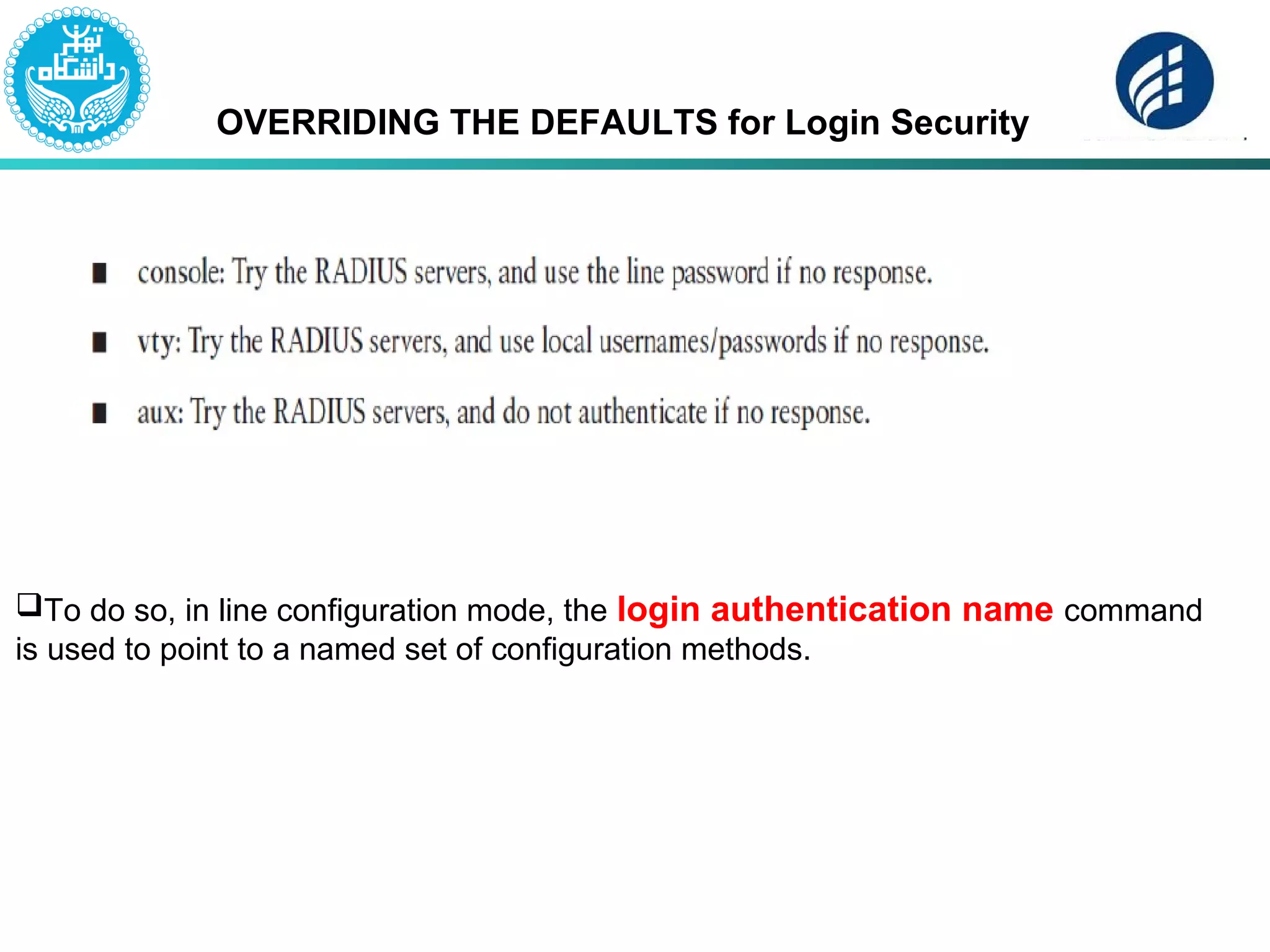 Basic Security In Routing And Switching Ppt