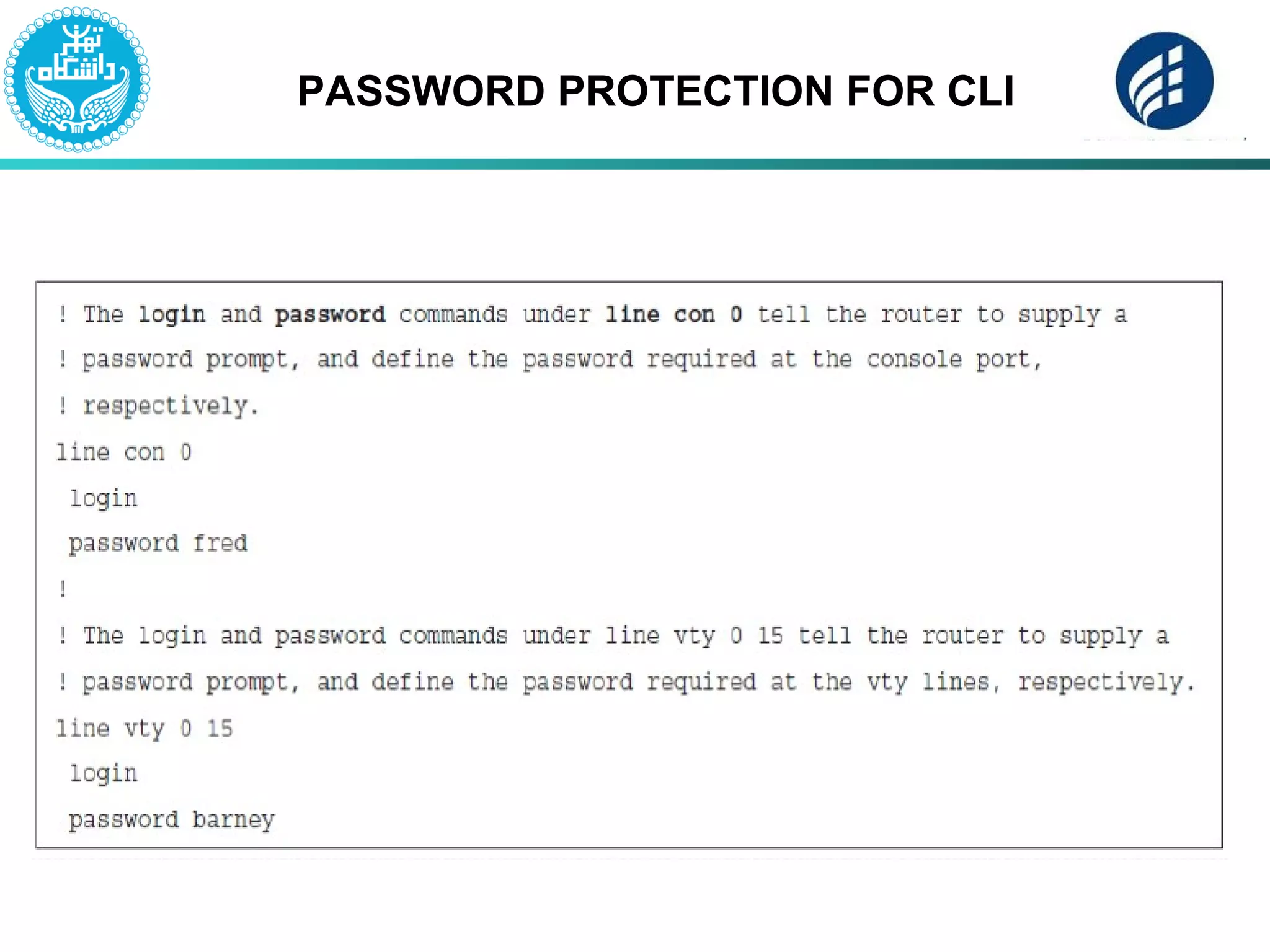 Basic Security In Routing And Switching Ppt