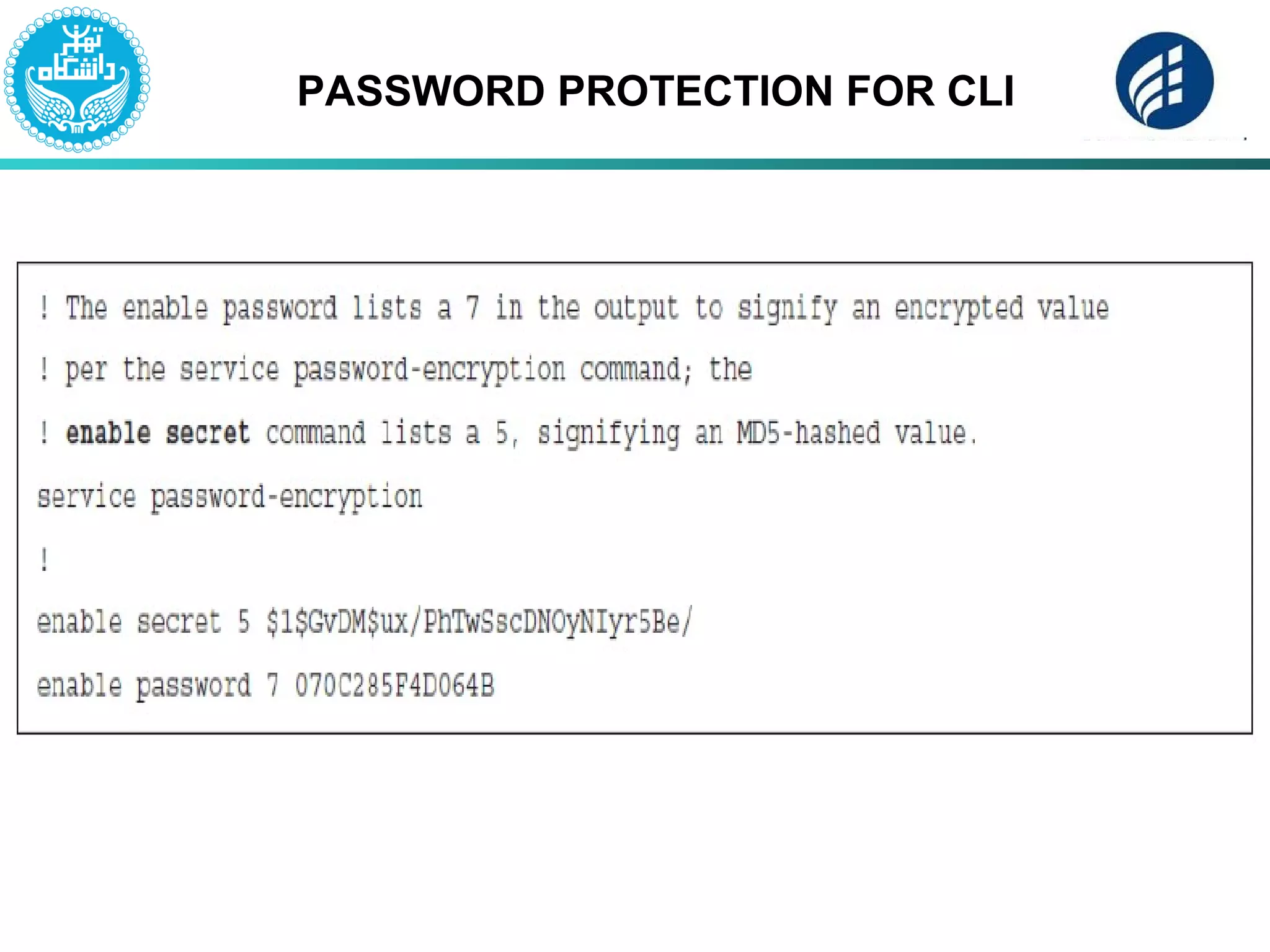 Basic Security In Routing And Switching Ppt