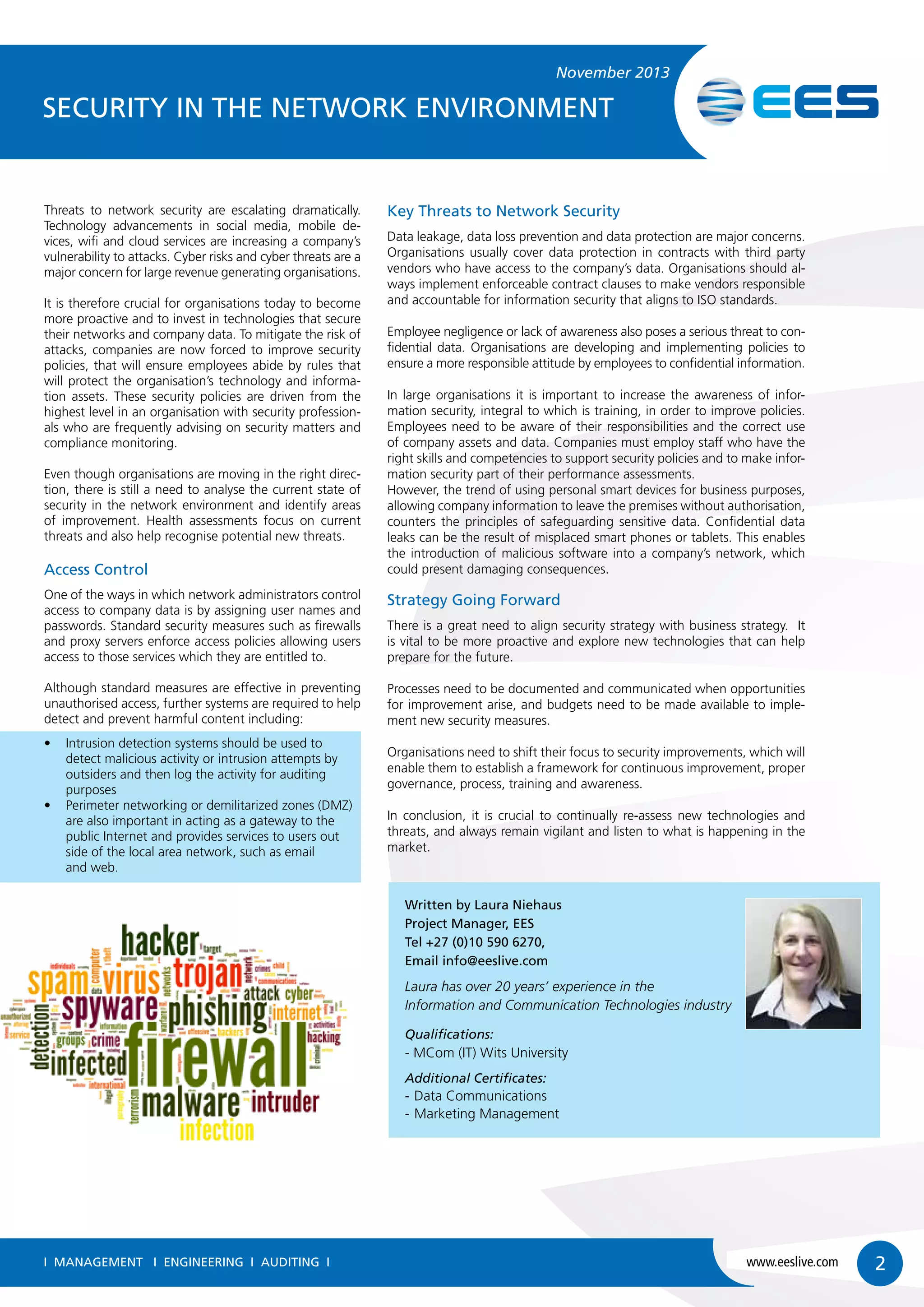 Whitepaper: Security in the Network Environment | PDF