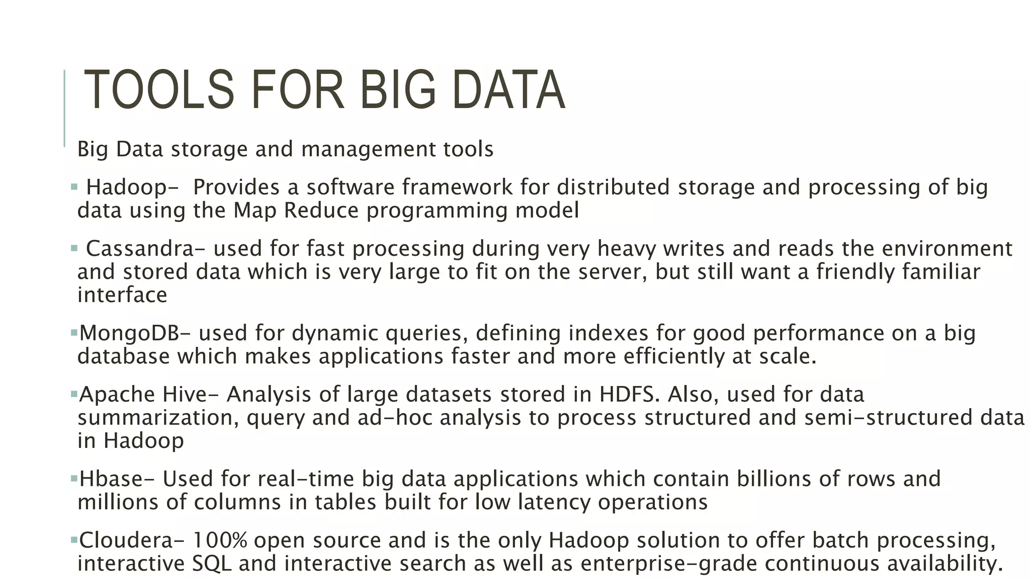 Security issues in big data | PPTX