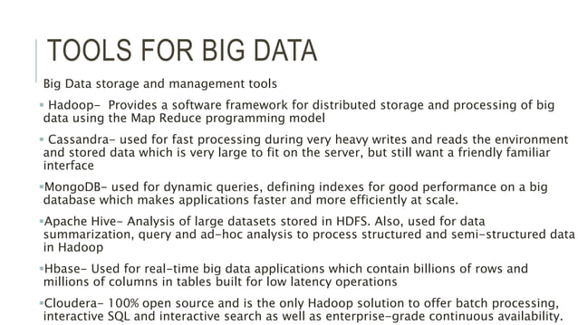 Security issues in big data | PPTX | Databases | Computer Software and Applications
