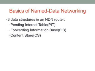 Security issues in content centric networks-review2 | PPT
