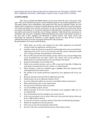 Security issues vs user awareness in mobile devices a survey | PDF