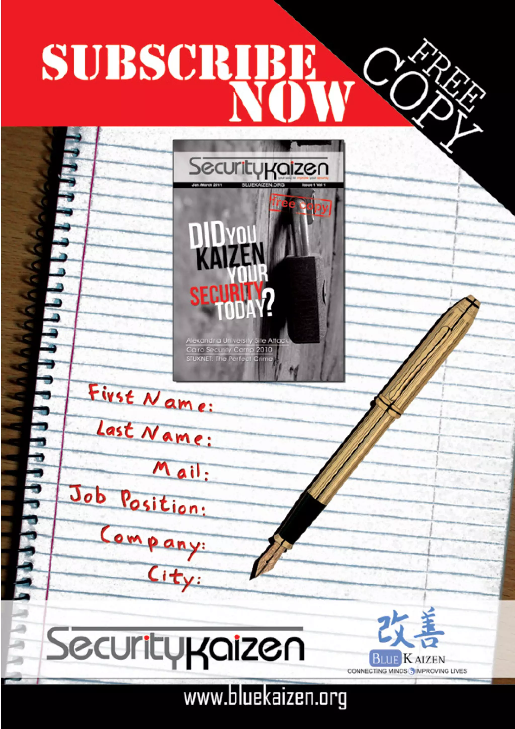 Security kaizen consumerization | PDF