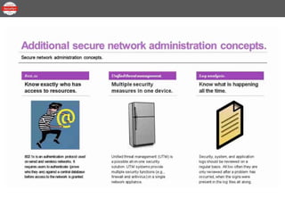 Security+ Lesson 01 Topic 02 - Secure Network Administration Concepts ...
