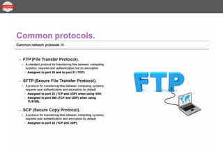 Security+ Lesson 01 Topic 05 - Common Network Protocols.pptx