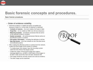 Security+ Lesson 01 Topic 10 - Basic Forensic Procedures.pptx