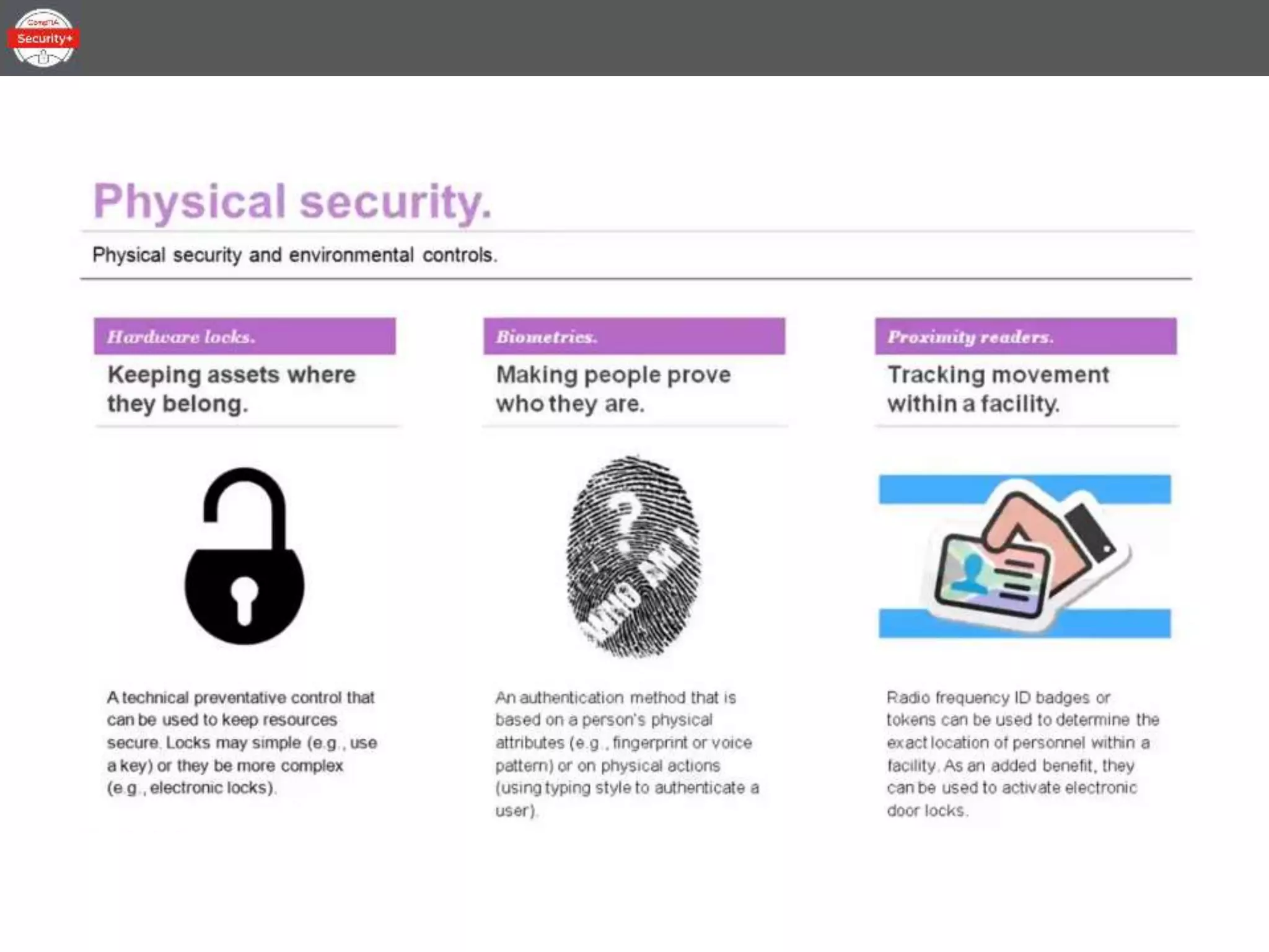 Security+ Lesson 01 Topic 13 - Physical Security and Environmental ...