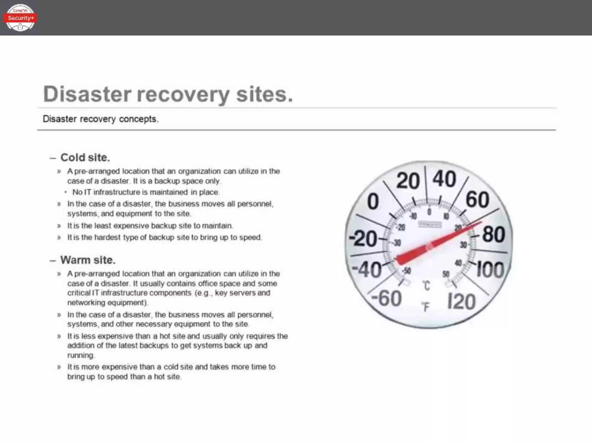 Security+ Lesson 01 Topic 14 - Disaster Recovery Concepts.pptx