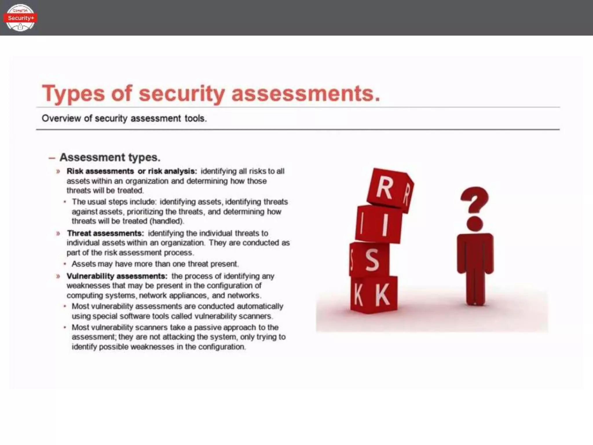 Security+ Lesson 01 Topic 23 - Overview of Security Assessment Tools.pptx