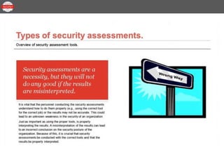 Security+ Lesson 01 Topic 23 - Overview of Security Assessment Tools.pptx