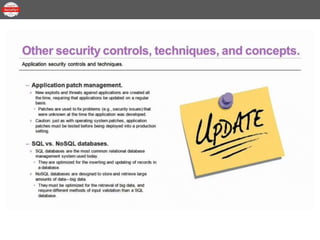 Security+ Lesson 01 Topic 25 - Application Security Controls and ...