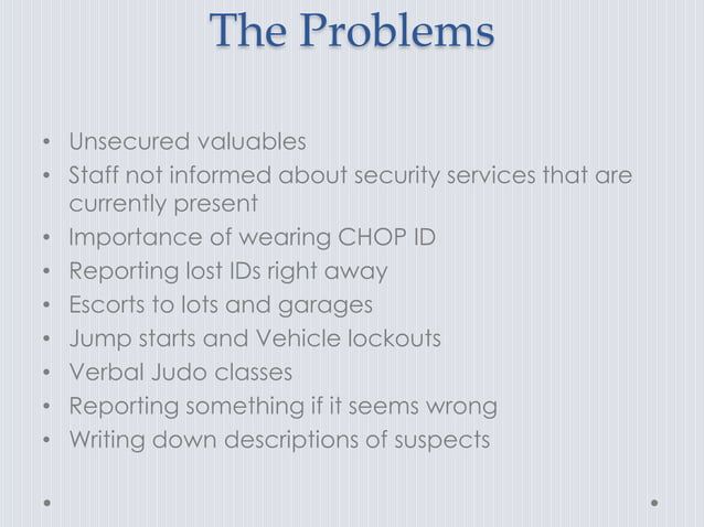 Security liaison officer | PPTX