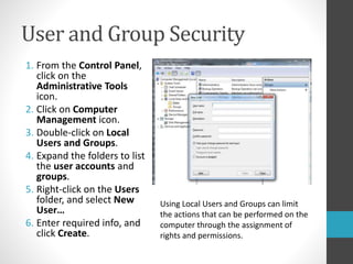 Security Management | System Administration | PPTX