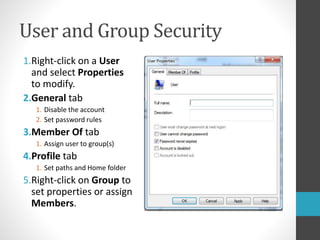 Security Management | System Administration | PPTX