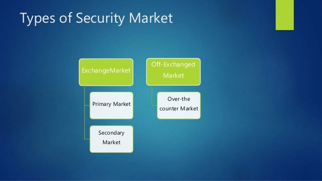 Security market