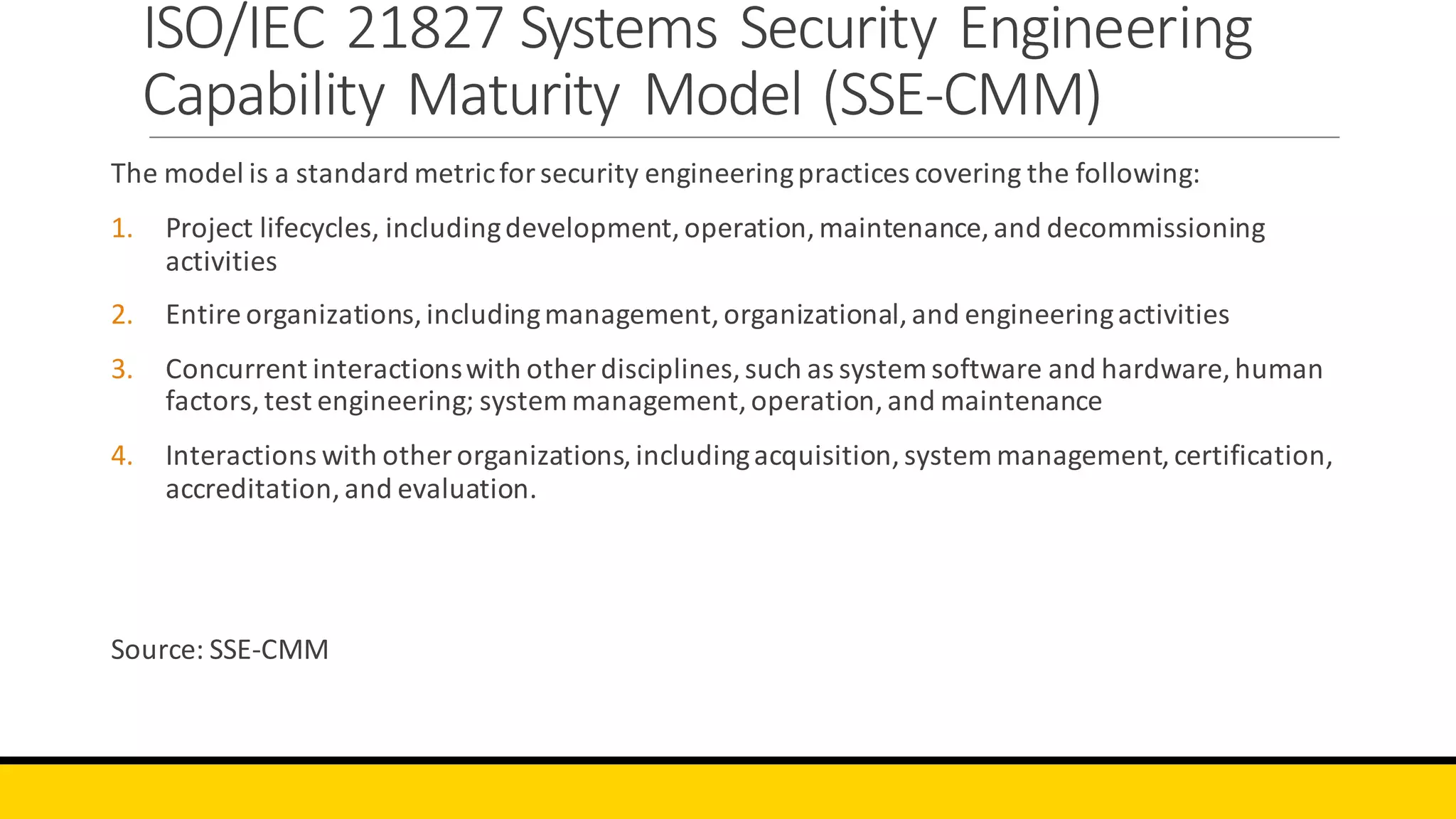 Security Maturity Models. | PDF