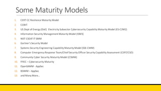 Security Maturity Models. | PDF