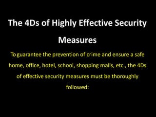 Security measures | PPTX