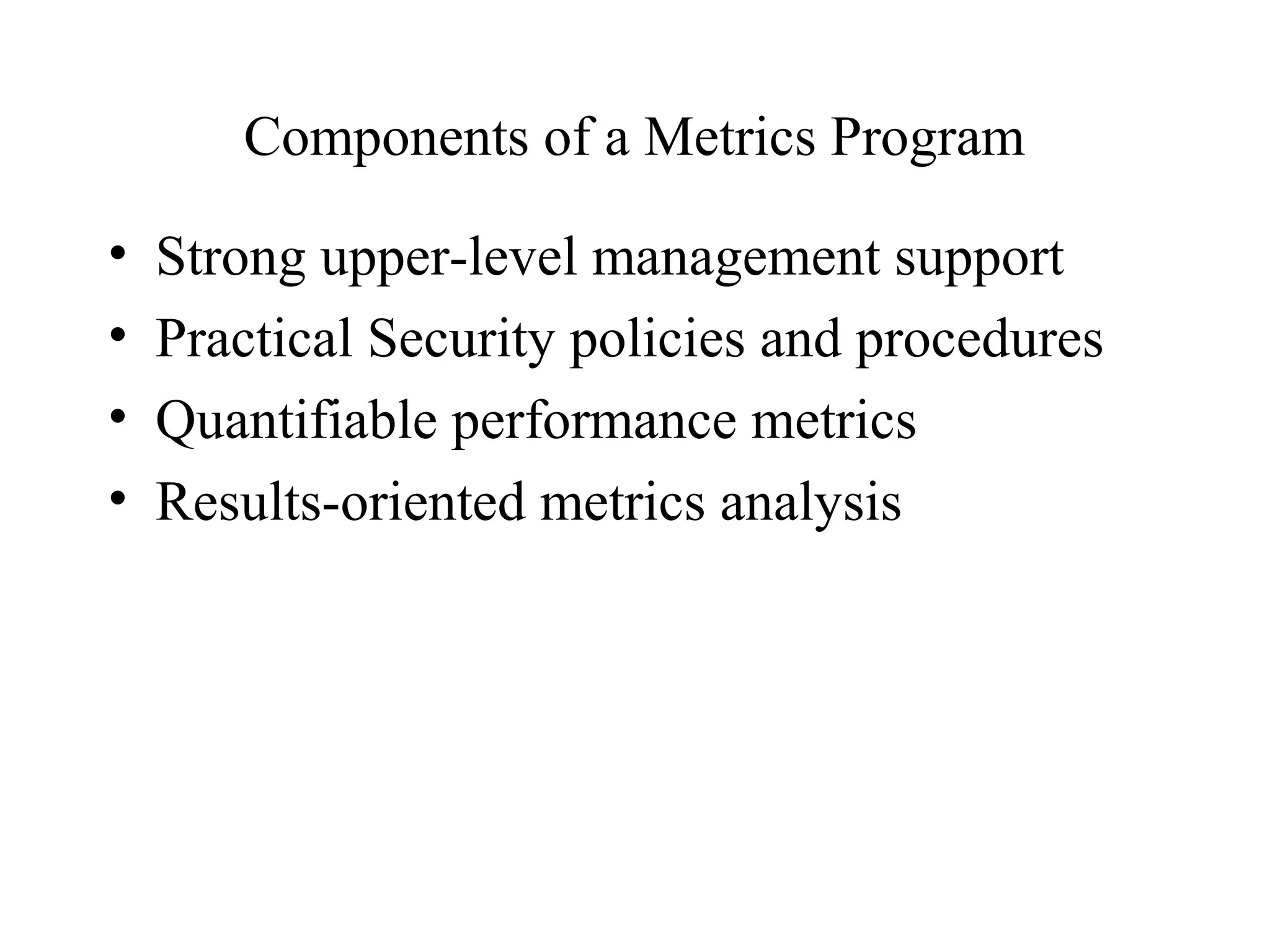 Securitymetrics | PPT