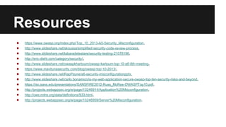A5-Security misconfiguration-OWASP 2013 | PDF