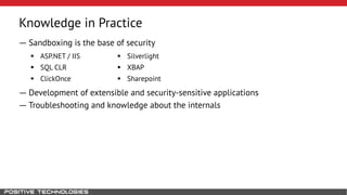 Security Model in .NET Framework | PPTX