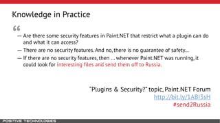 Security Model in .NET Framework | PPTX