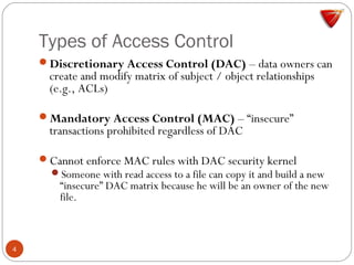 Security models | PPT | Operating Systems | Computer Software and ...
