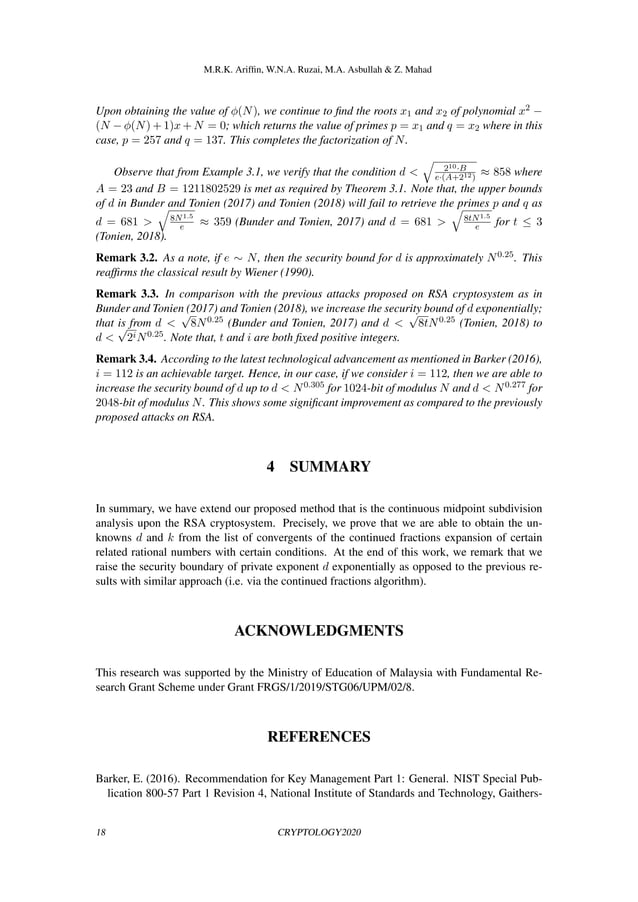 Security of rabin p key encapsulation mechanism | PDF