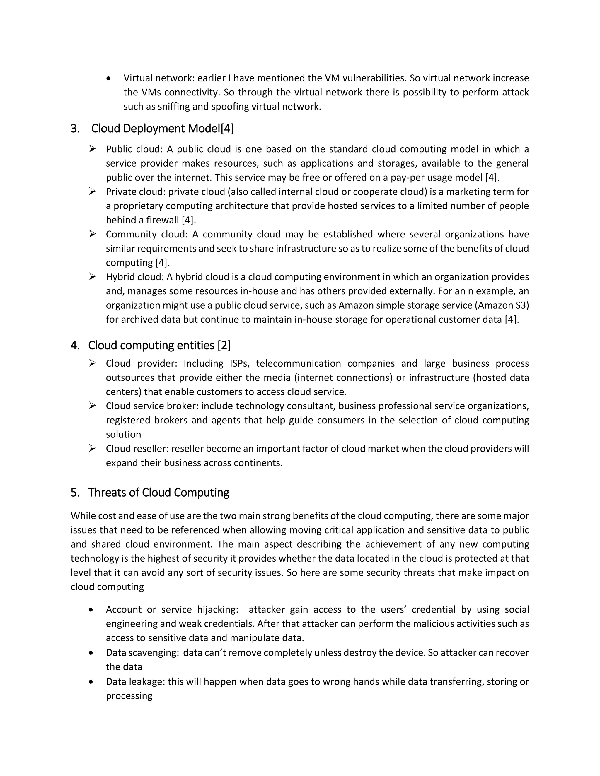 Literature Review Security On Cloud Computing Pdf