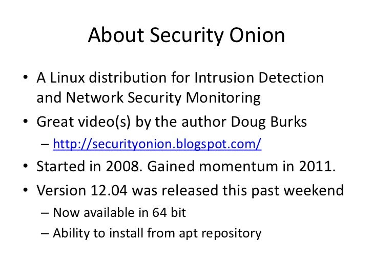 Security Onion
