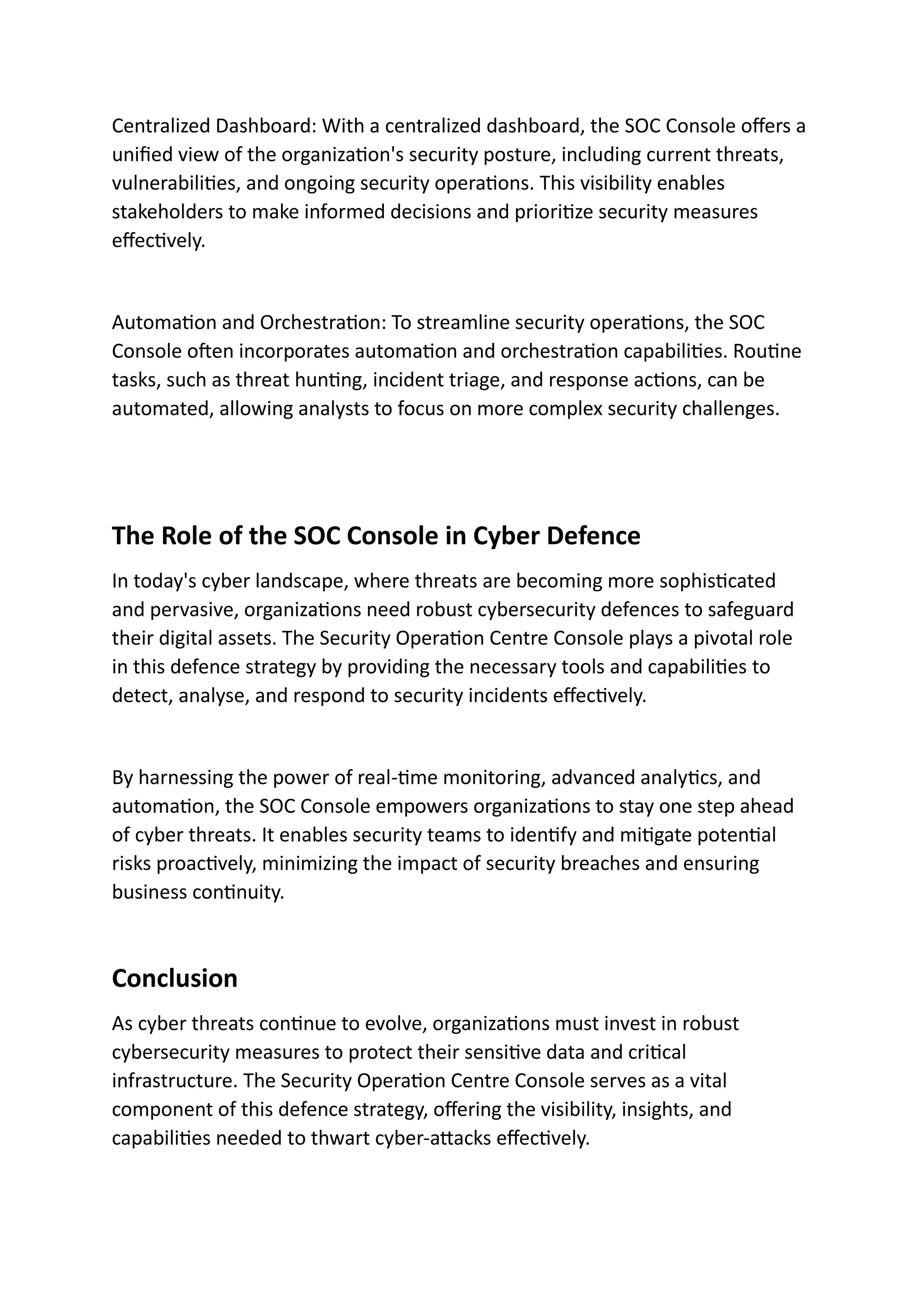 Security Operation Centre Console.docx