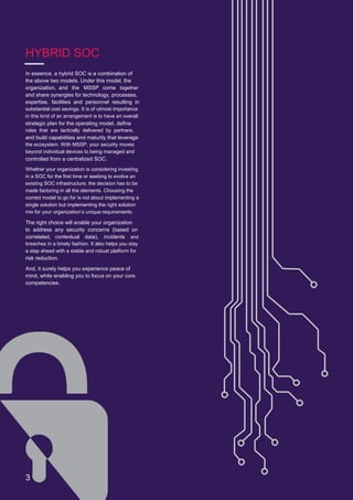 Security operations center inhouse vs outsource | PDF