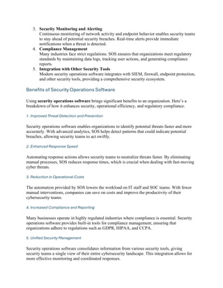 Revolutionizing Cybersecurity: How Security Operations Software ...