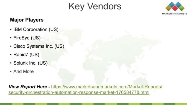 Security Orchestration Automation And Response Soar Market Ppt