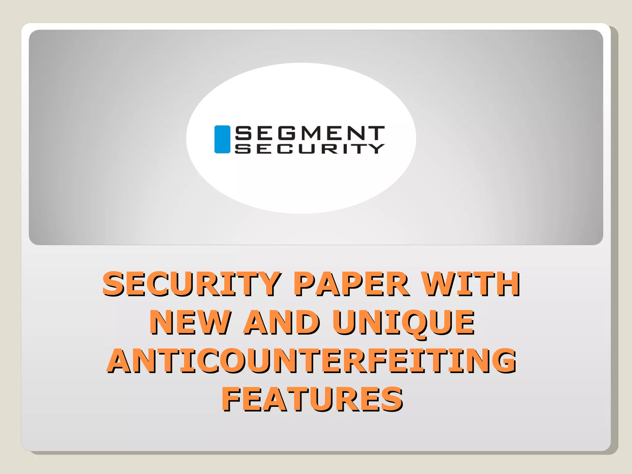 Security Paper | PPT