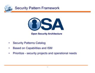 Security Patterns How To Make Security Arch Easy To Consume | PPT