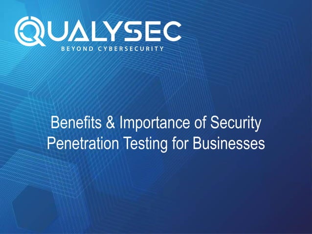 QualySec's Website Security Penetration Testing Services in USA | PPT ...