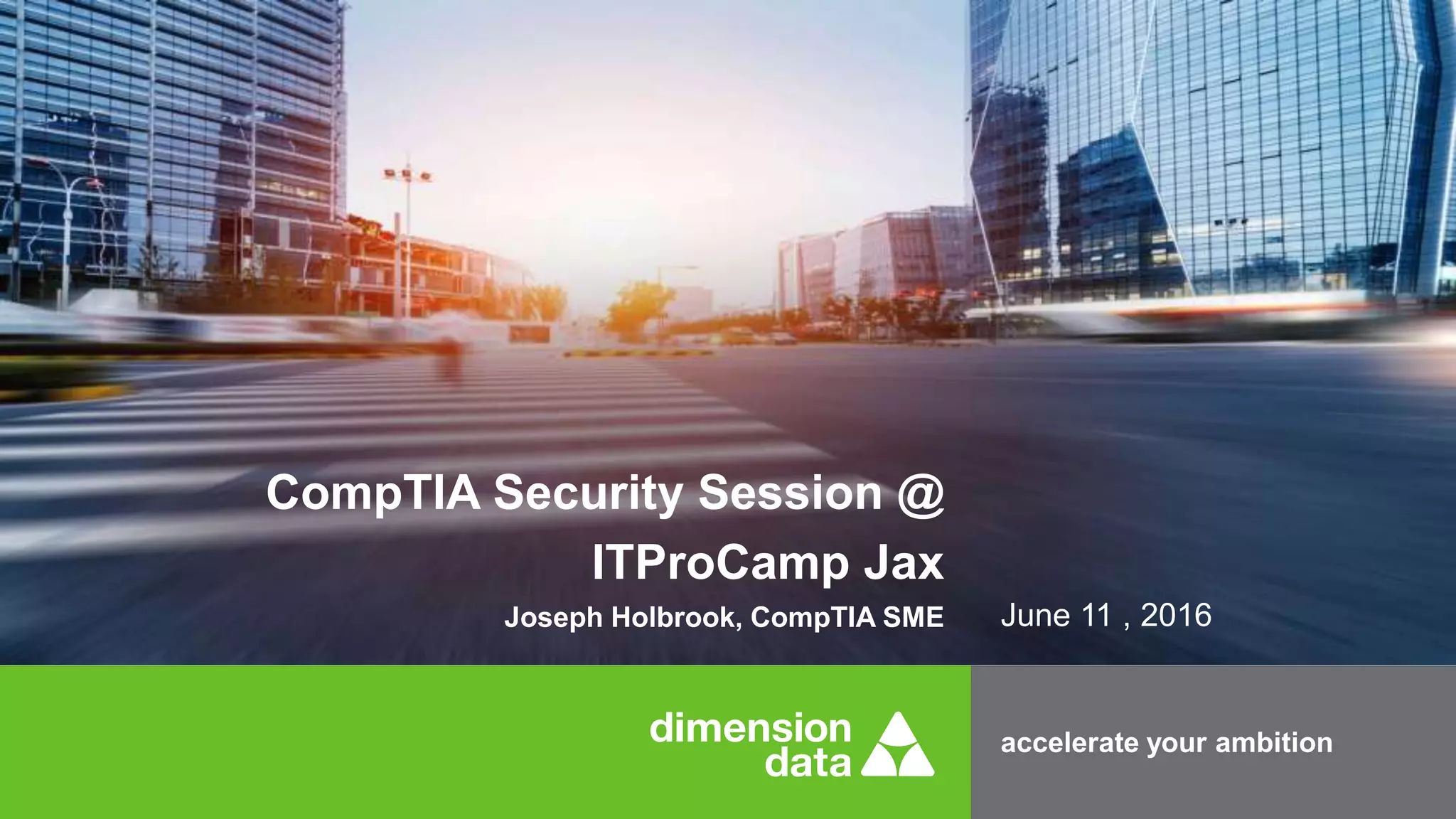 CompTIA Security Plus Overview | PPTX