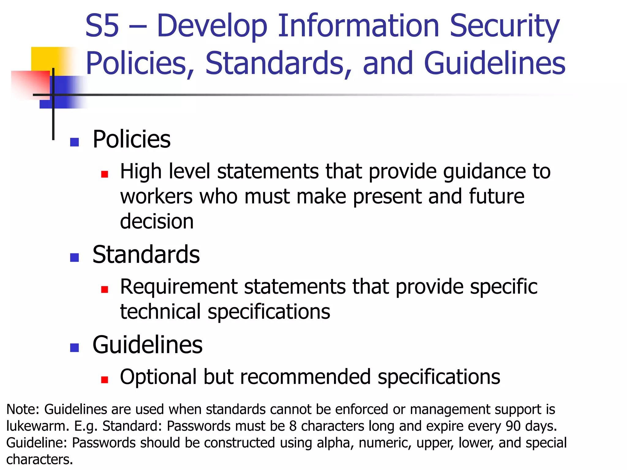 Security policies | PPSX