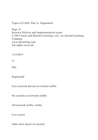 Security Policies and Implementation IssuesChapter 3U.S. Com.docx
