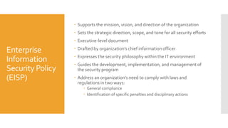 Security Policies and Standards | PPTX