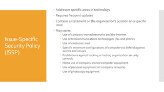 Security Policies and Standards | PPTX