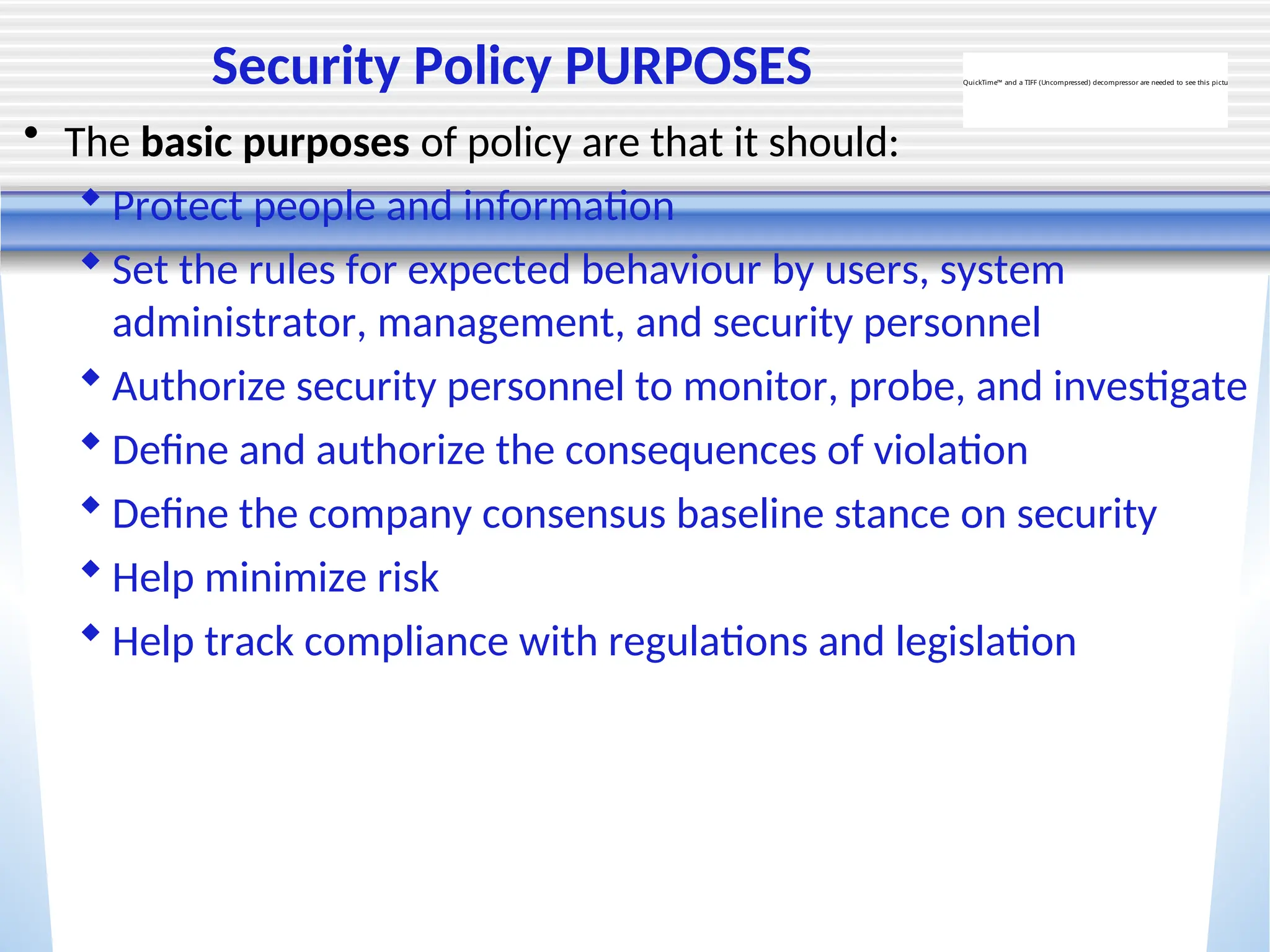 Information Security Policies: General principles.ppt